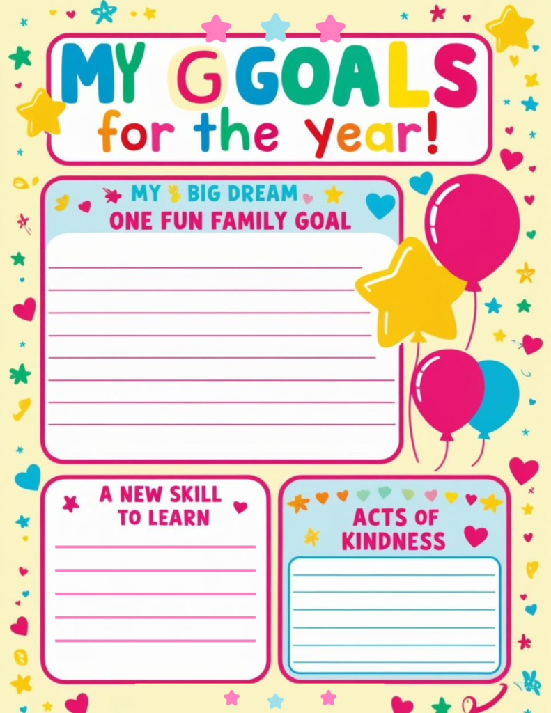 Family Goal-Setting for the New Year: Fun and Easy Ways to Involve ...